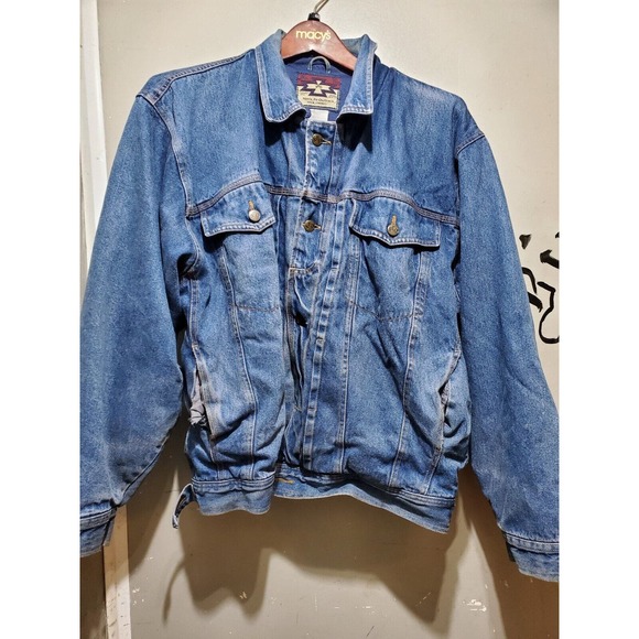 Santa Fe | Jackets & Coats | Vintage Santa Fe Outback Denim Co Large ...